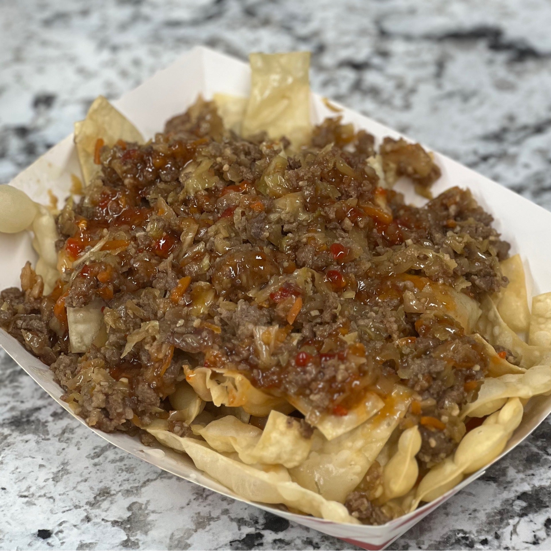 Traditional Wonton Nachos | Eggroll Masters
